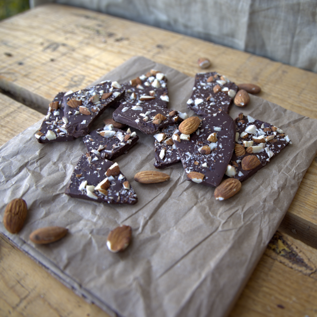 Homemade Chocolate Bark - Golden Thyme Homestead
