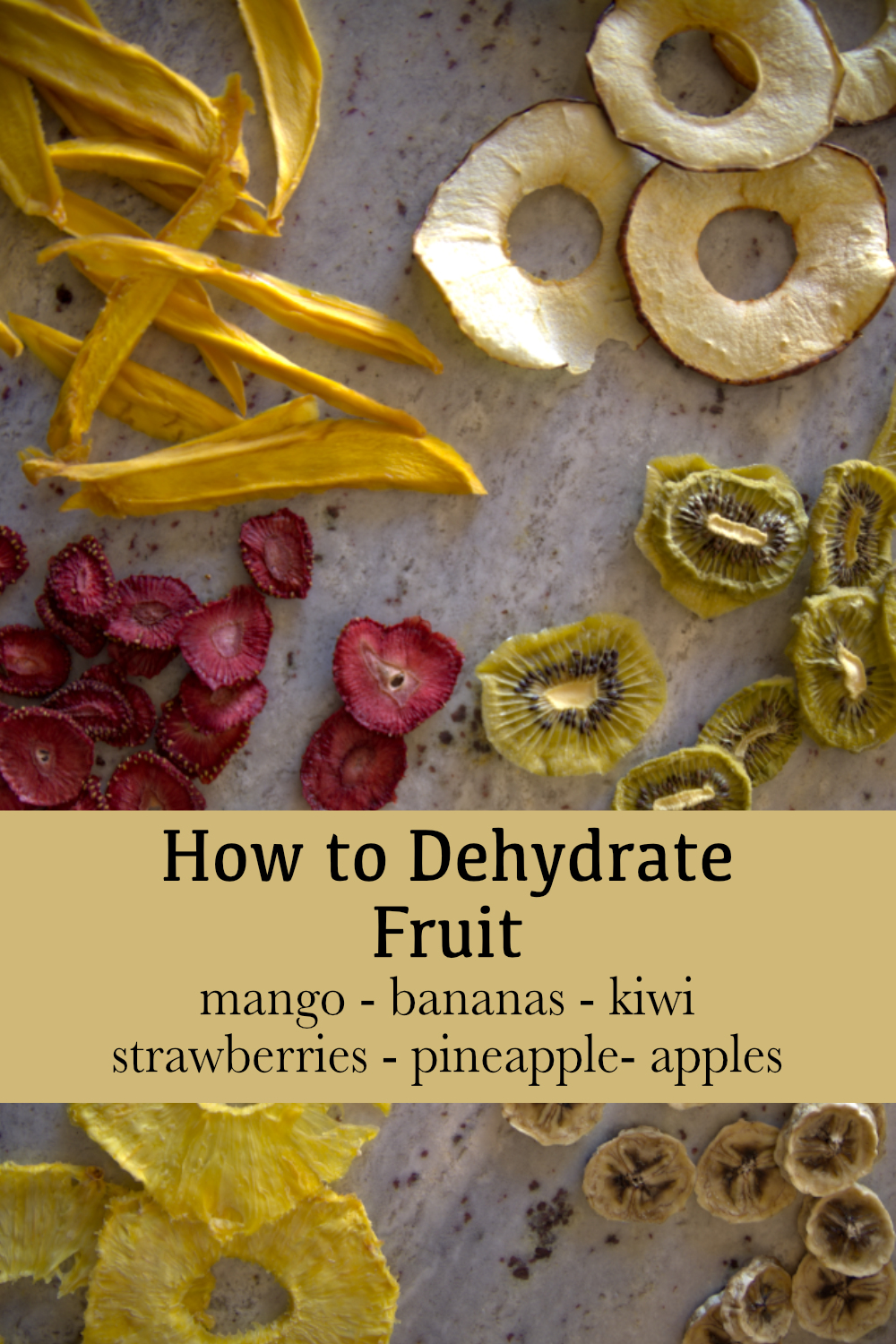 How to Dehydrate Fruit - Golden Thyme Homestead