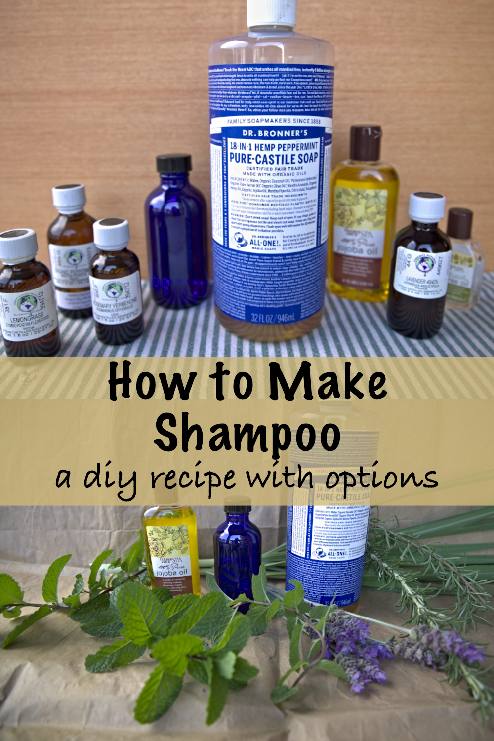 How to Make Shampoo- Natural DIY Recipe - Golden Thyme Homestead