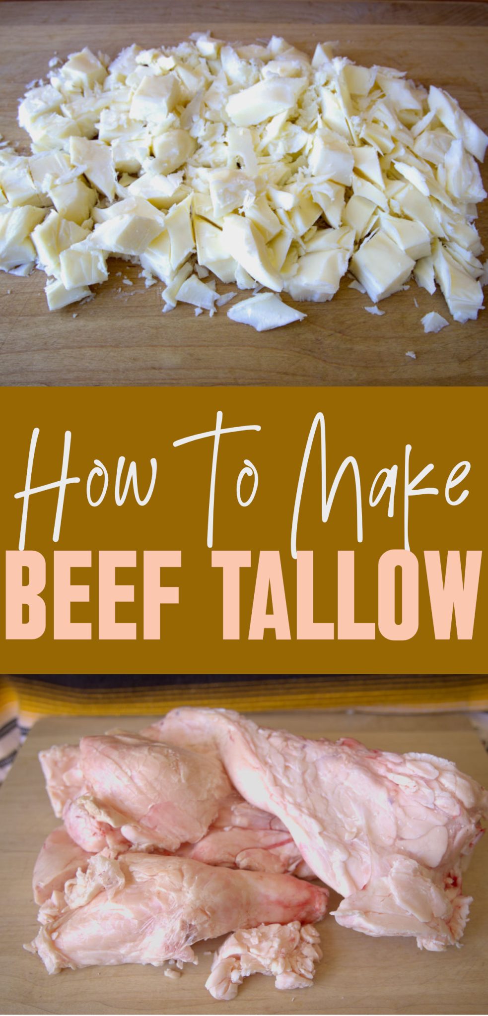 How To Make Beef Tallow - Golden Thyme Homestead