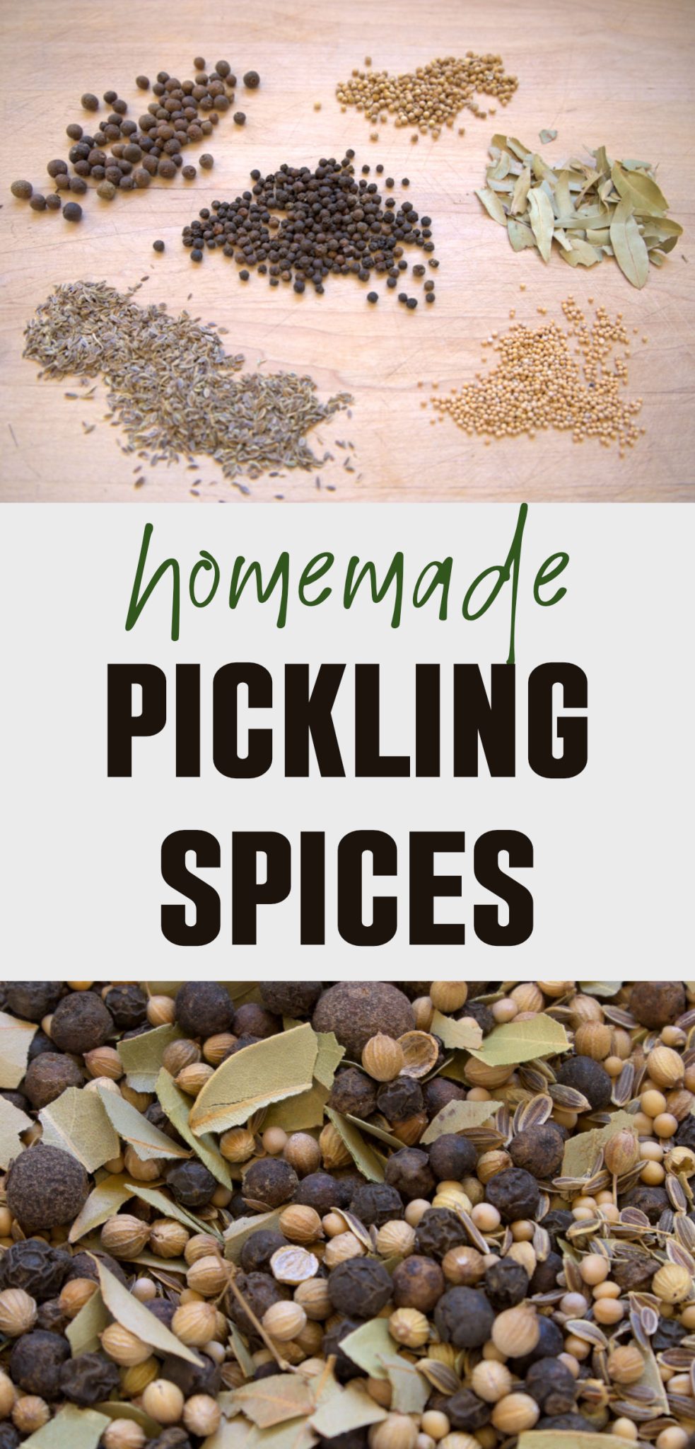 Pickling Spices Recipe - Golden Thyme Homestead