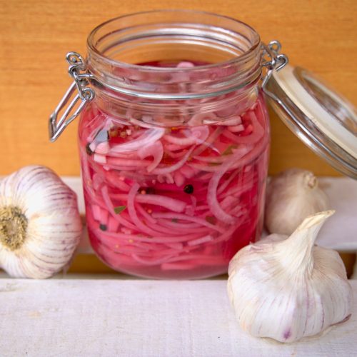 Pickled Red Onion Recipe - Golden Thyme Homestead