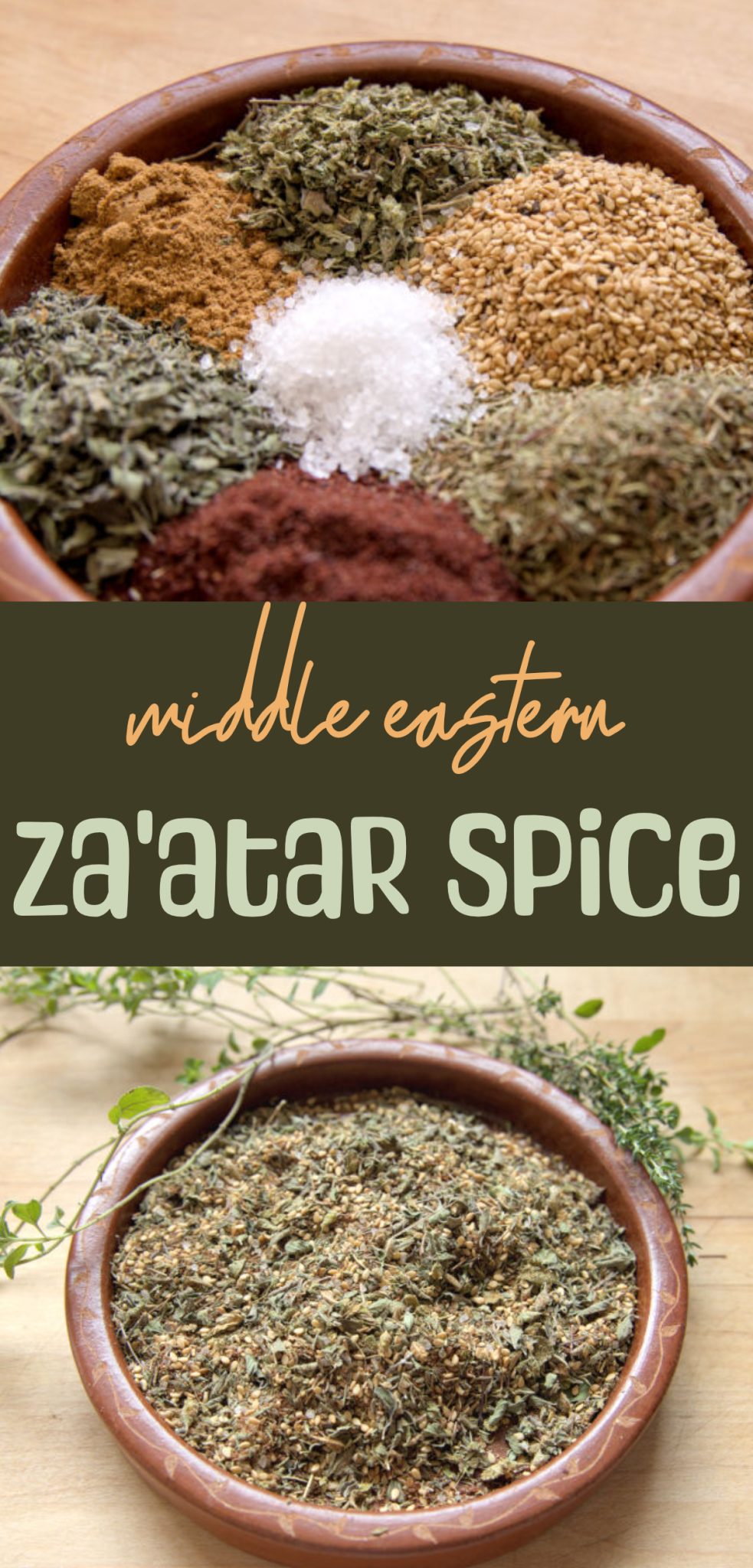 Za'atar Seasoning - Golden Thyme Homestead